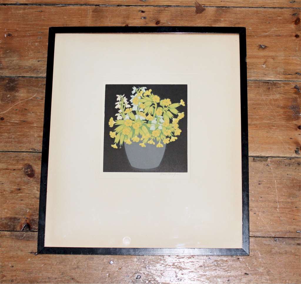Hall Thorpe. (British, 1874-1947) Woodcut " Cowslip " | ART | Art Furniture