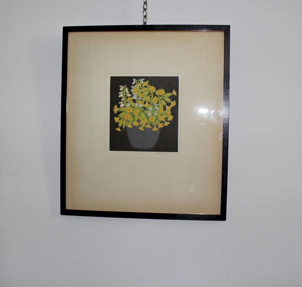 Hall Thorpe. (British, 1874-1947) Woodcut " Cowslip " | ART | Art Furniture