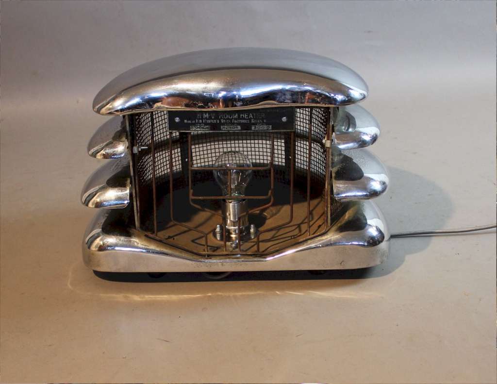 Modernist 1930's Chrome Deco Heater | LATEST STOCK | Art Furniture