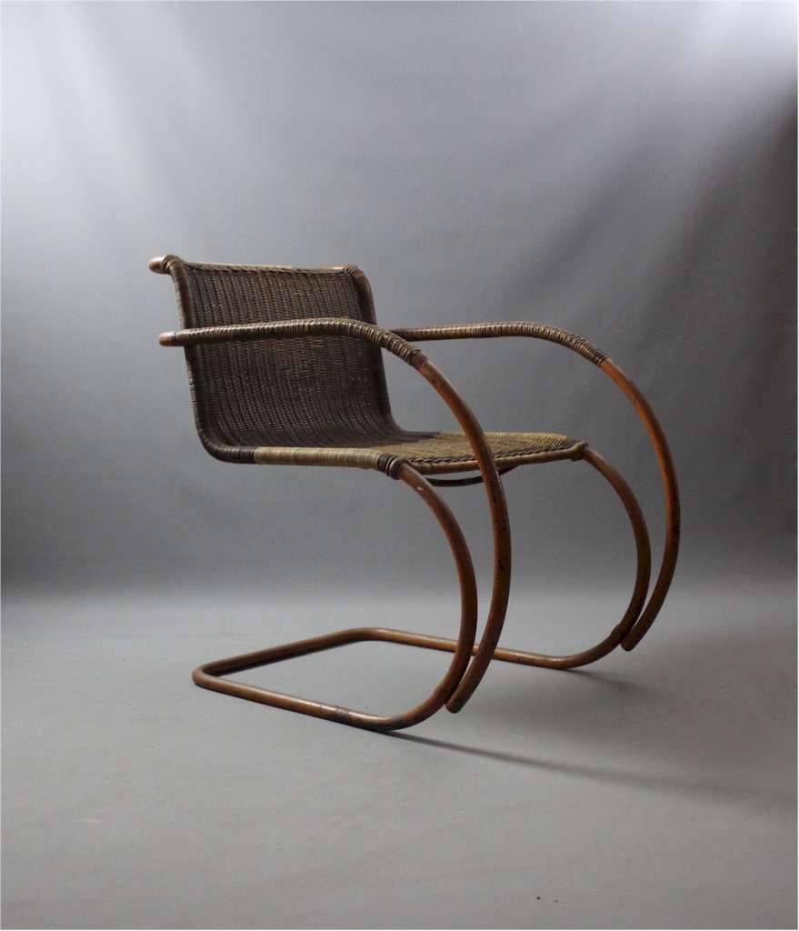 Rare Weissenhof armchair MR20 designed by Ludwig Mies Van Der Rohe ...