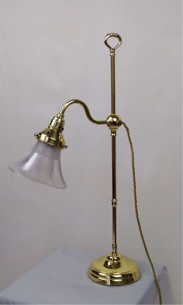 Adjustable library table lamp in brass | | Art Furniture