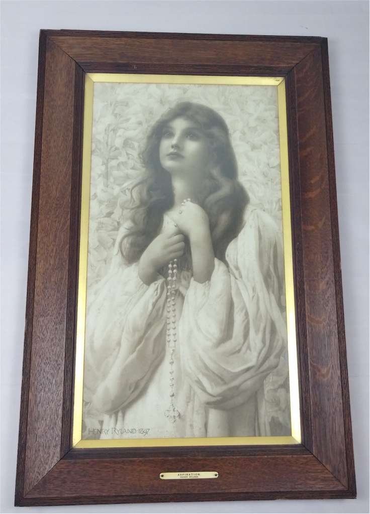 Print by Henry Ryland Aspiration 1897 | LATEST STOCK | Art Furniture