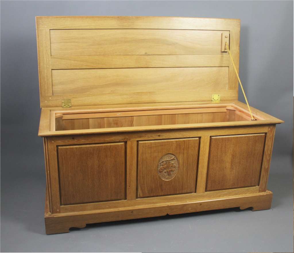 Alan Grainger "AcornMan" blanket chest in oak. | | Art Furniture
