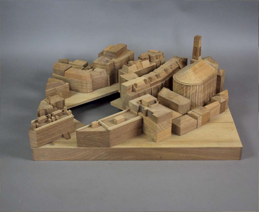 Architects wooden model of various buildings | | Art Furniture