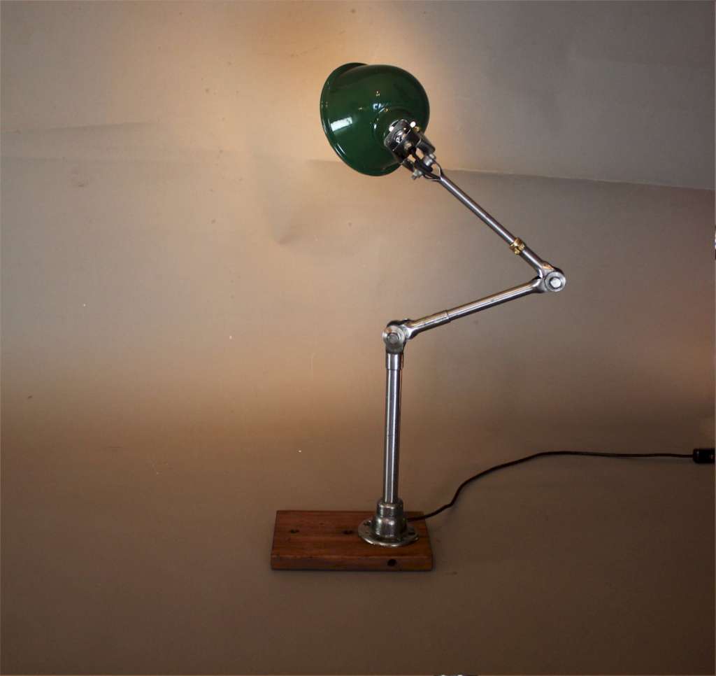Dugdills steel articulated workshop lamp | LATEST STOCK | Art Furniture
