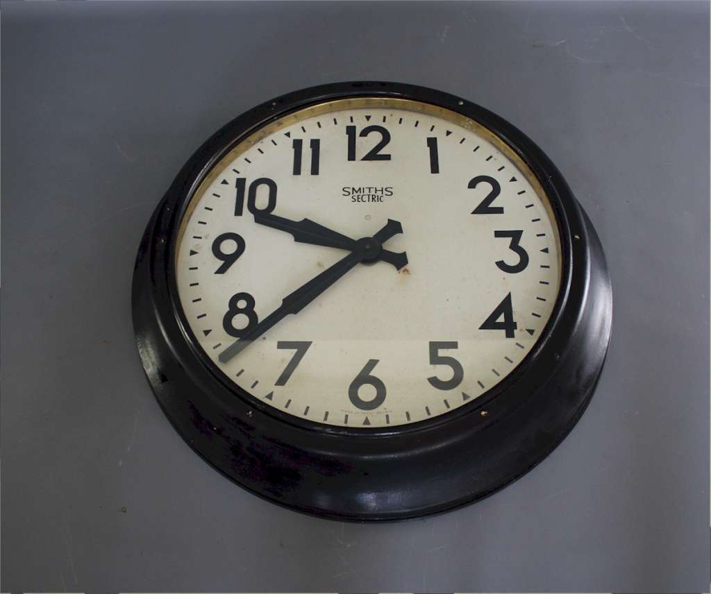 Large Factory clock by Smiths Sectric | SOLD | Art Furniture