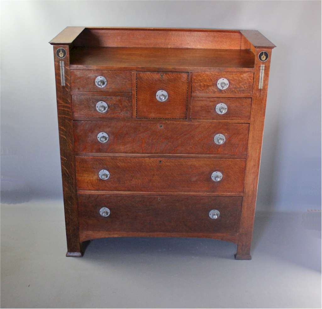 Arts and Crafts Scotch Chest of 8 drawers | LATEST STOCK | Art Furniture