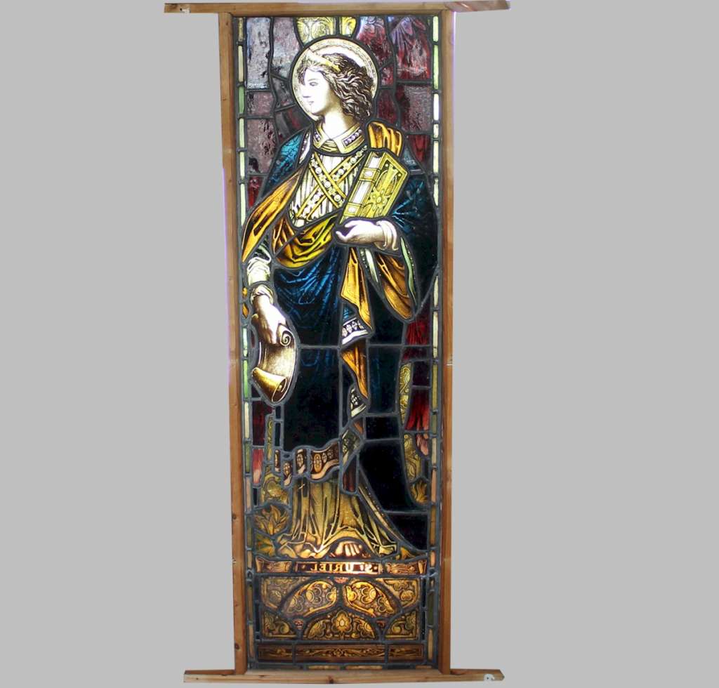 Victorian pre-raphaelite stained glass angel. | LATEST STOCK | Art ...