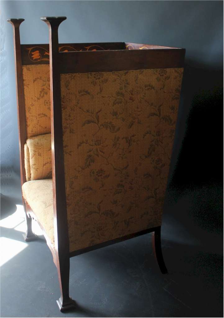 Rare Nouveau throne chair by Walter Cave | SOLD | Art Furniture